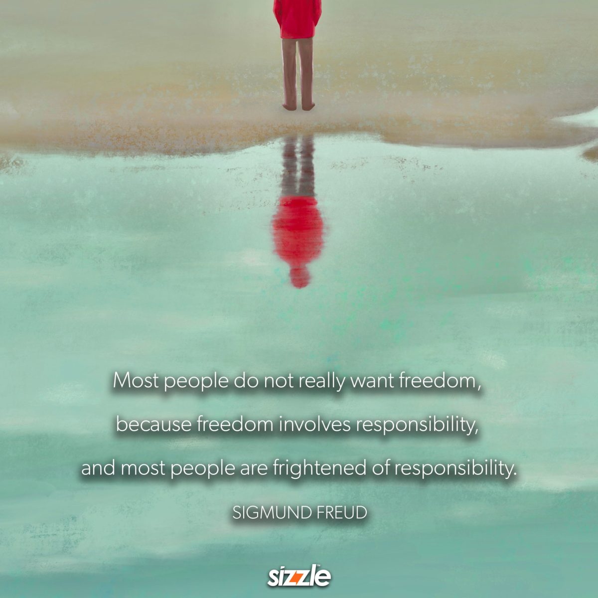 Most people do not really want freedom, because freedom involves ...