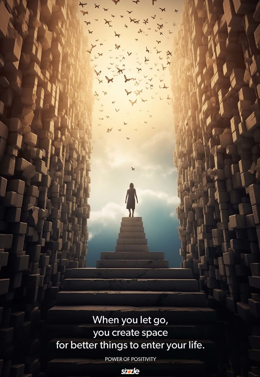 When you let go, you create space for better things to enter your life ...