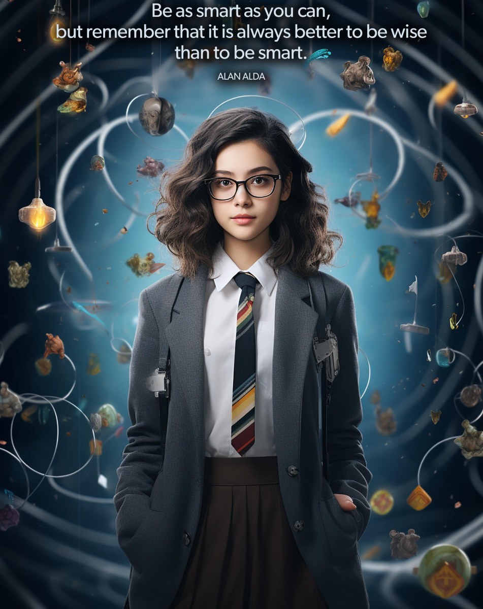 Be as smart as you can, but remember that it is always better to be ...